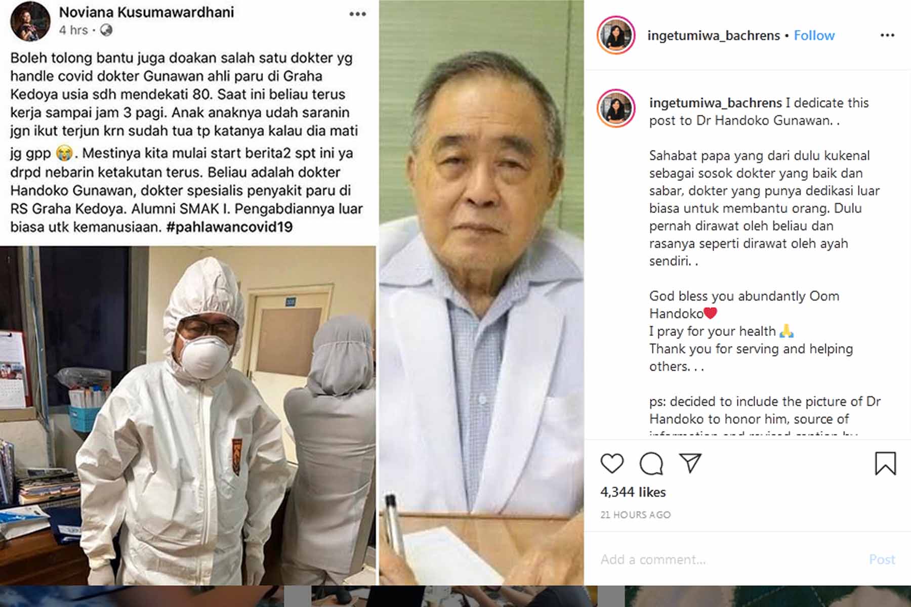 Kondisi Dokter Handoko Gunawan Sadar tapi Komunikasi Dibatasi
