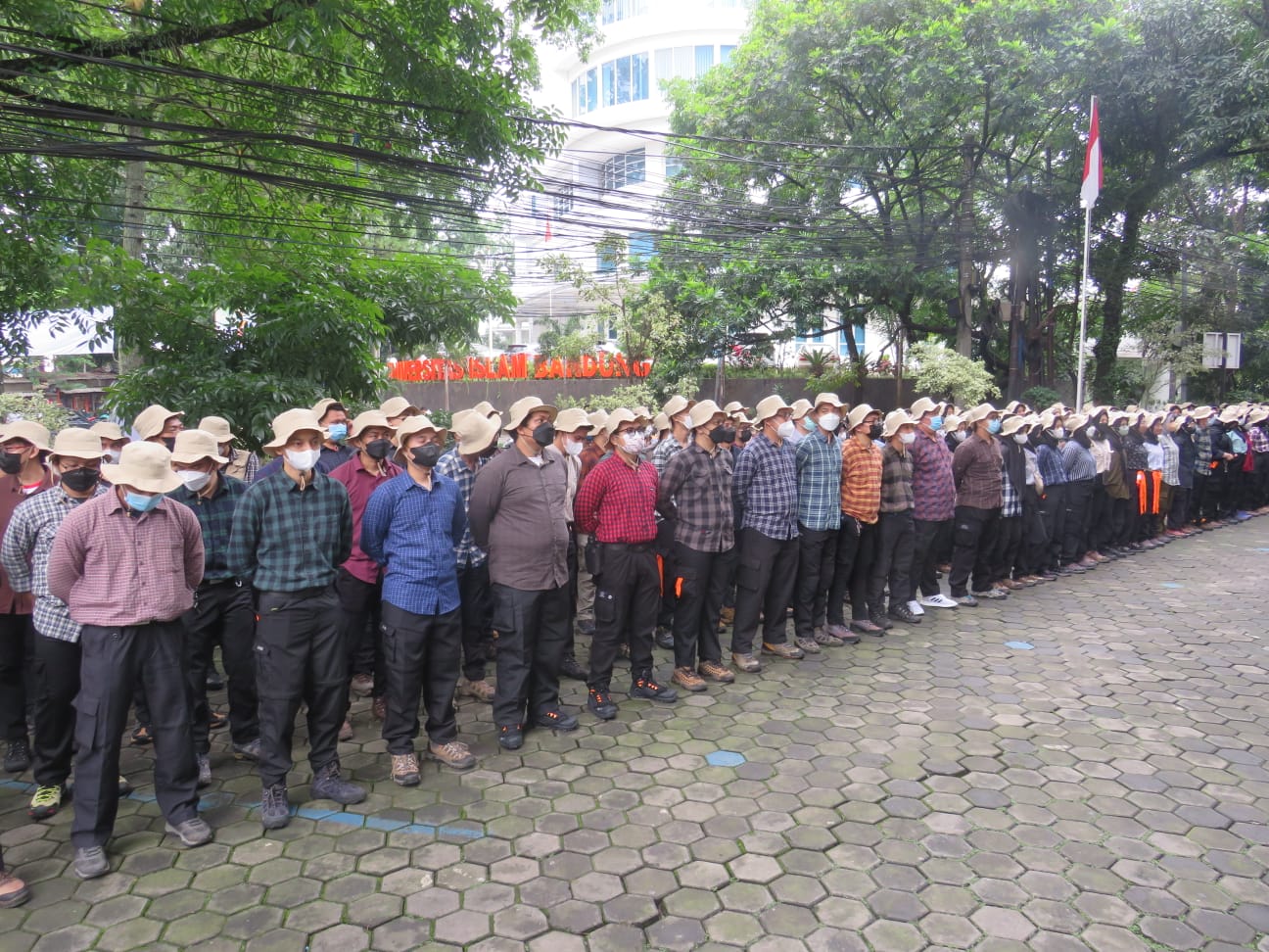 185 Mahasiswa Fakultas Kedokteran Unisba Ikuti Pelatihan Kebencanaan