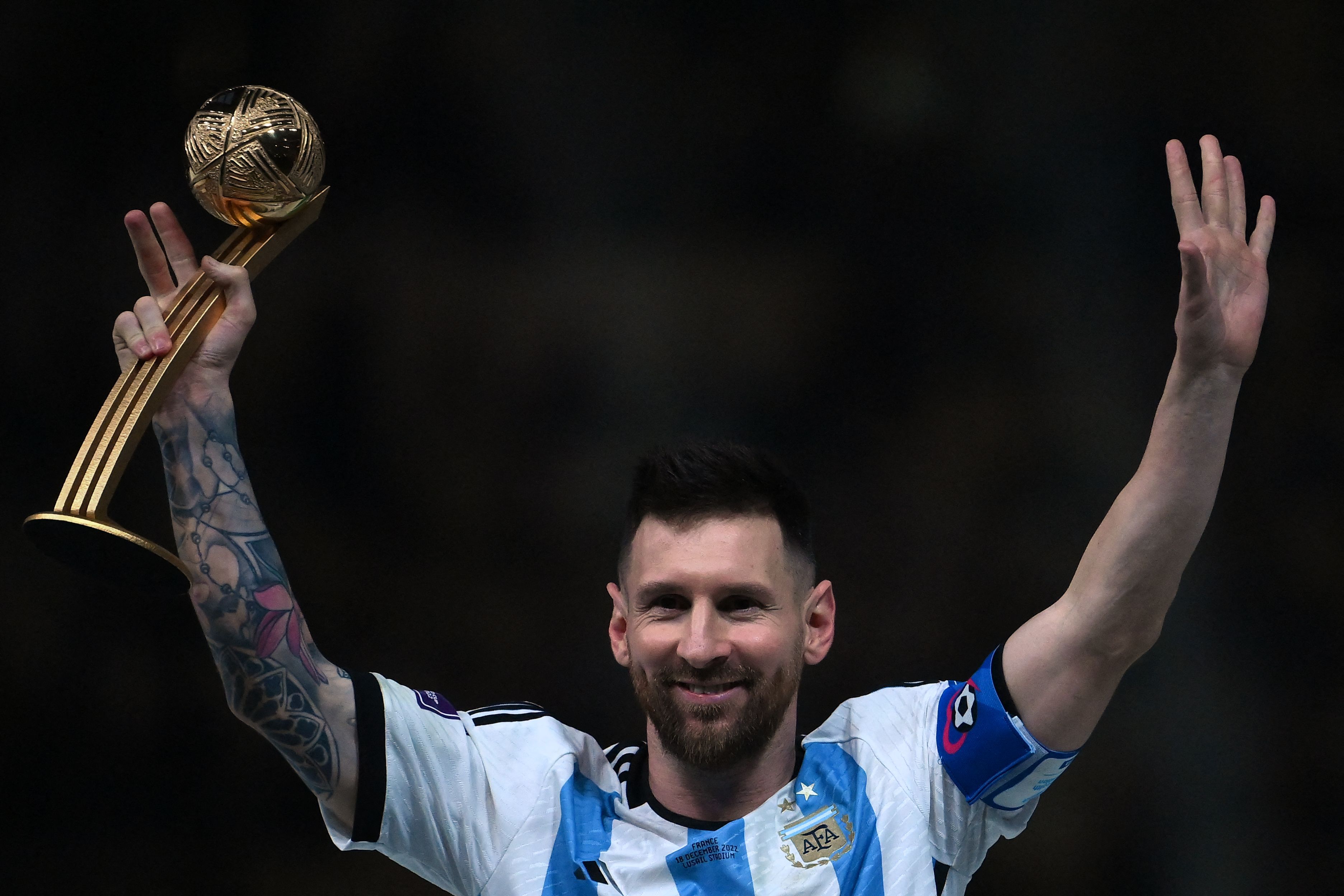 Messi Menangkan Bola Emas Piala Dunia 2022