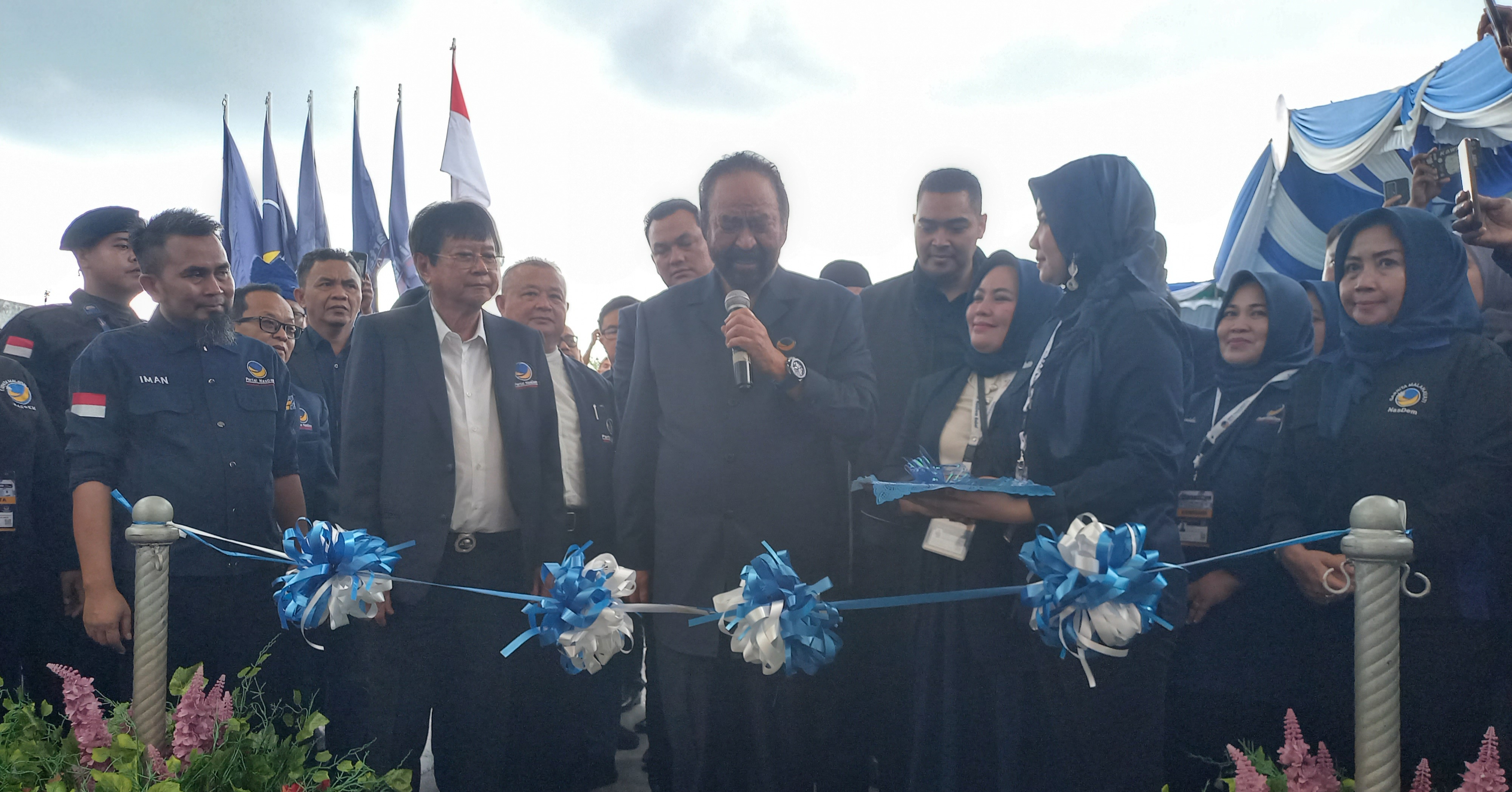 Surya Paloh Resmikan Kantor Baru DPW NasDem Babel Surya Paloh Resmikan Kantor Baru DPW NasDem Babel