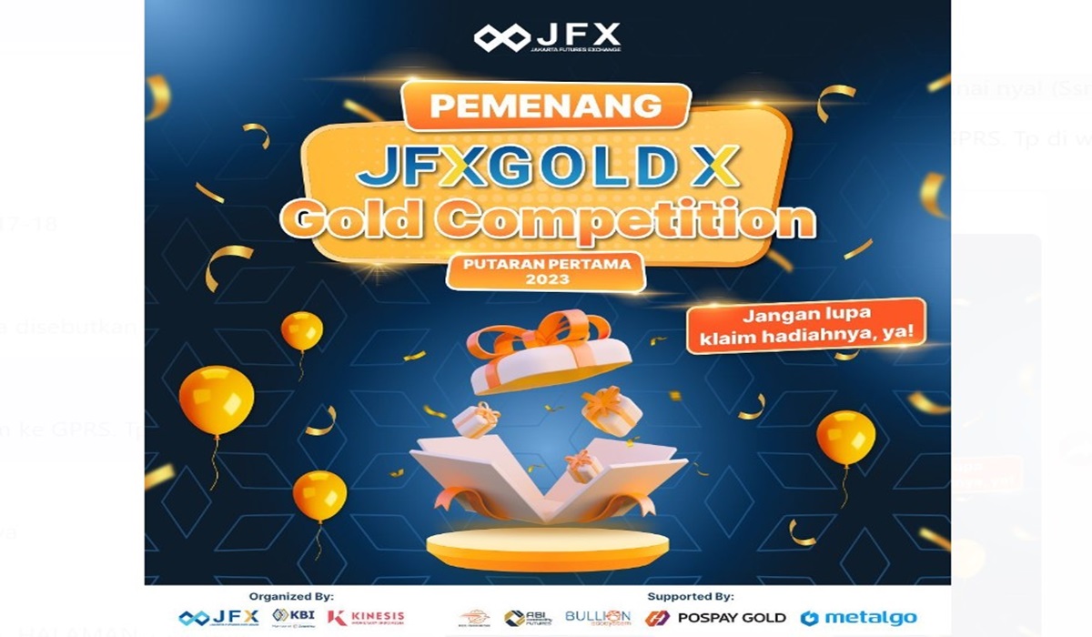 JFXGOLD X Gold Competition Resmi Umumkan Pemenang Putaran Pertama