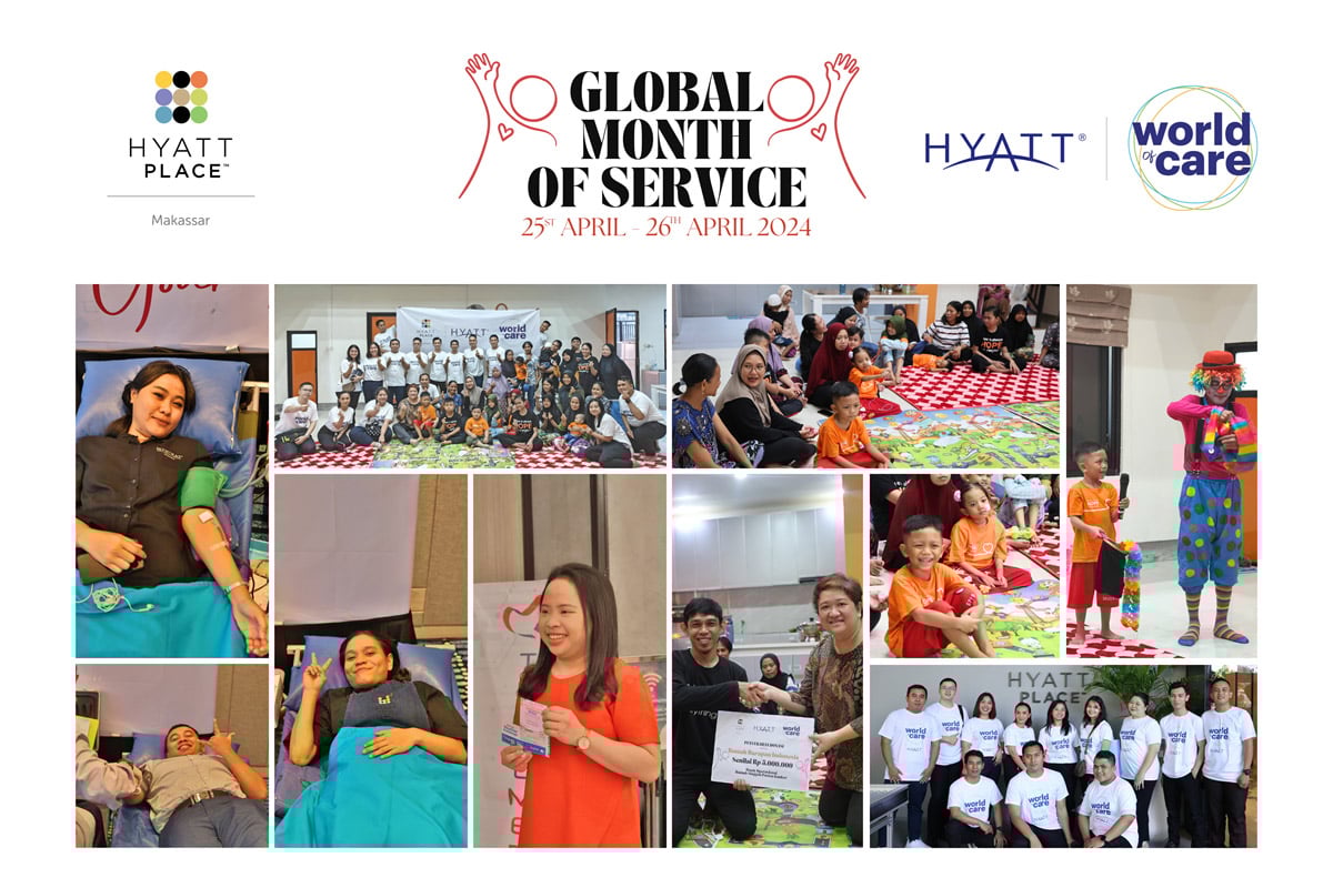 Hyatt Global Month Of Service, Hyatt Place Makassar Gelar Donor Darah ...
