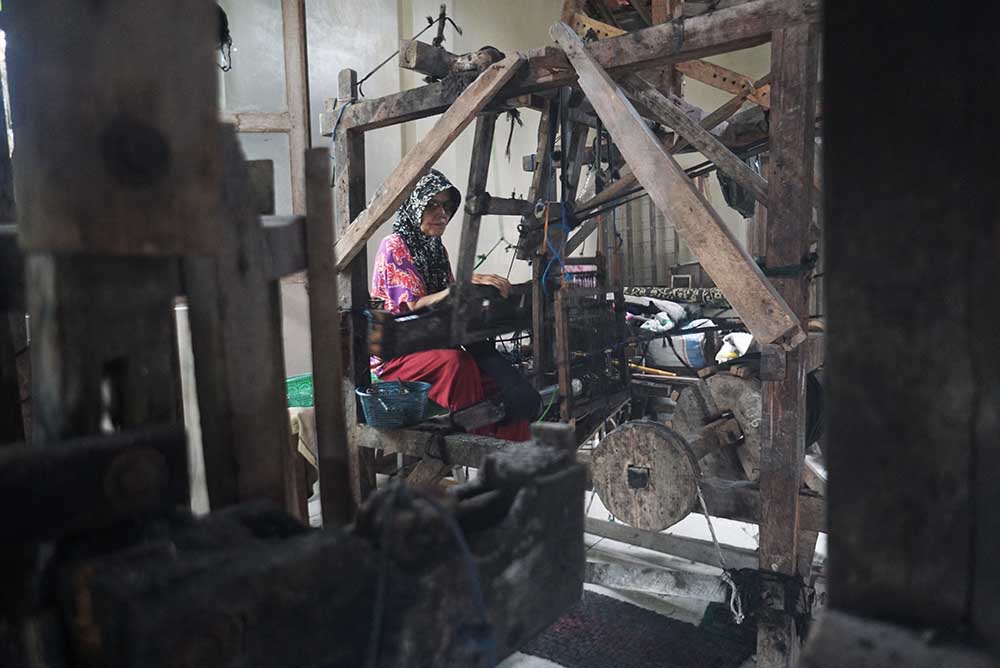 Kerajinan Kain Tenun Setagen Sukoharjo