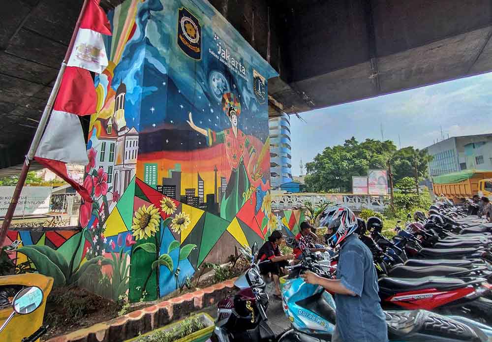 Mural Betawi Tambah Estetika Kota