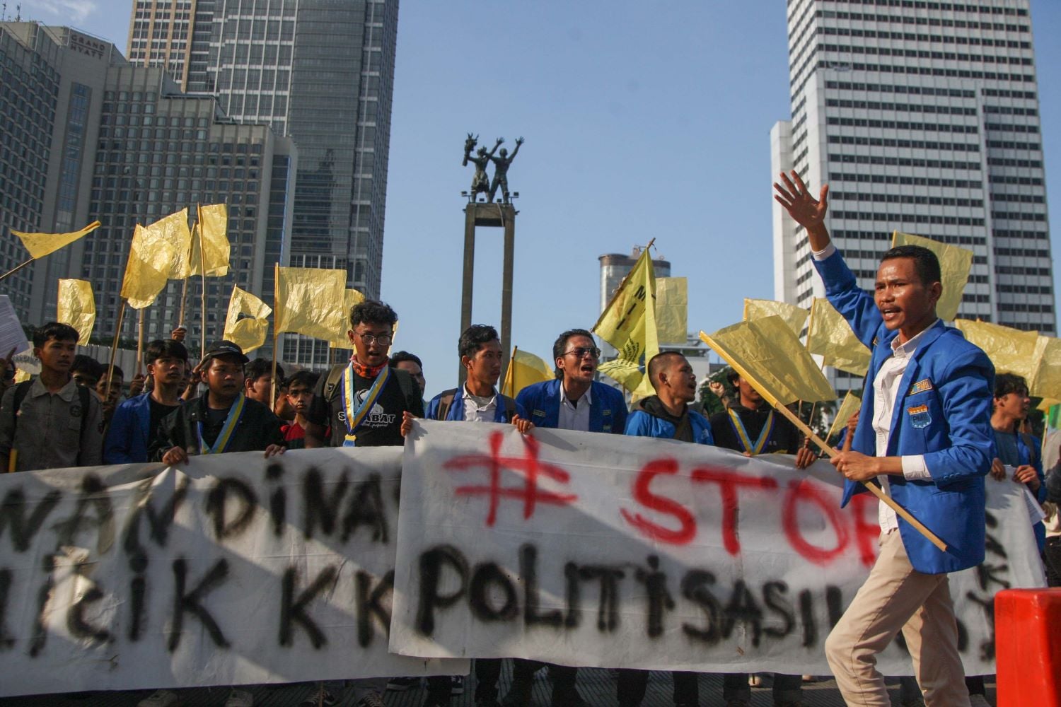 Aksi PMII Melawan Tirani