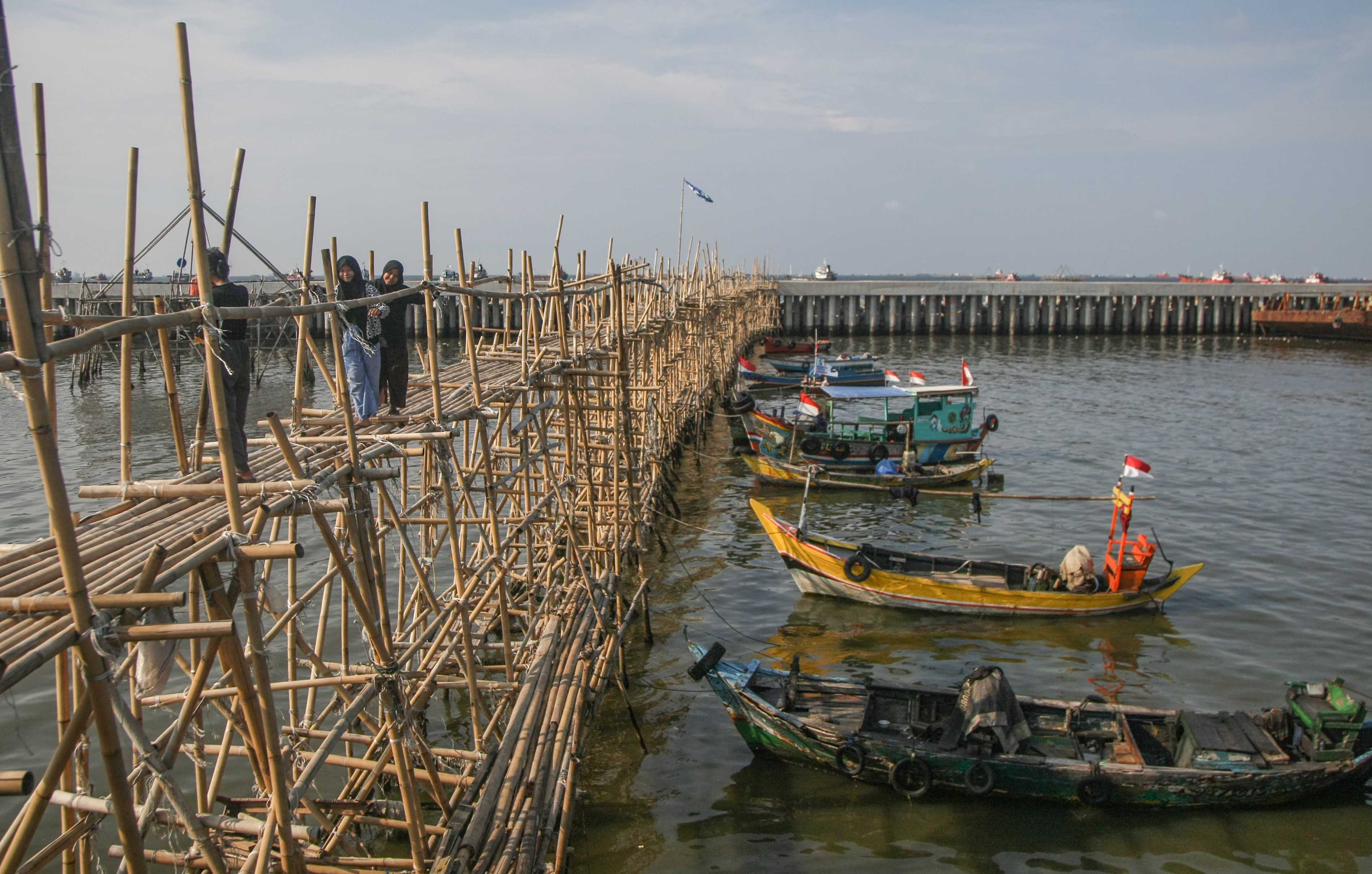 Jembatan Bambu untuk Berfoto
