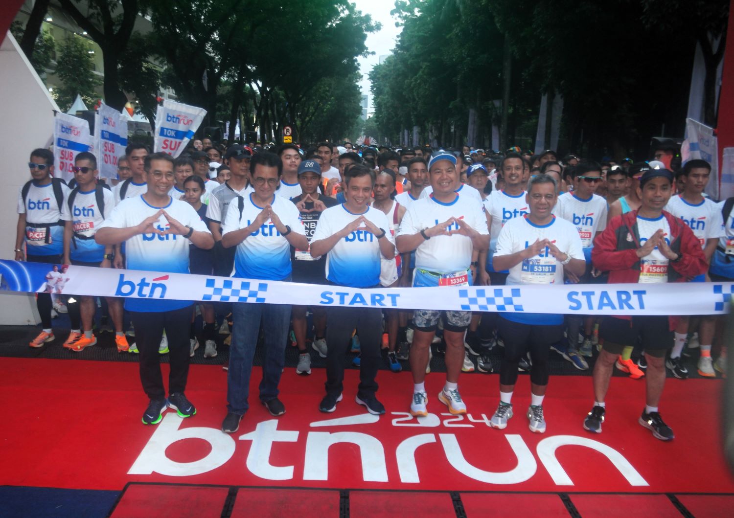 Ribuan Peserta Antusias Mengikuti BTN Run 2024