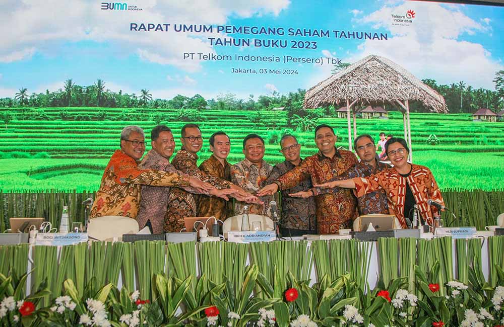 Telkom Bagikan Dividen Rp 17,68 Triliun
